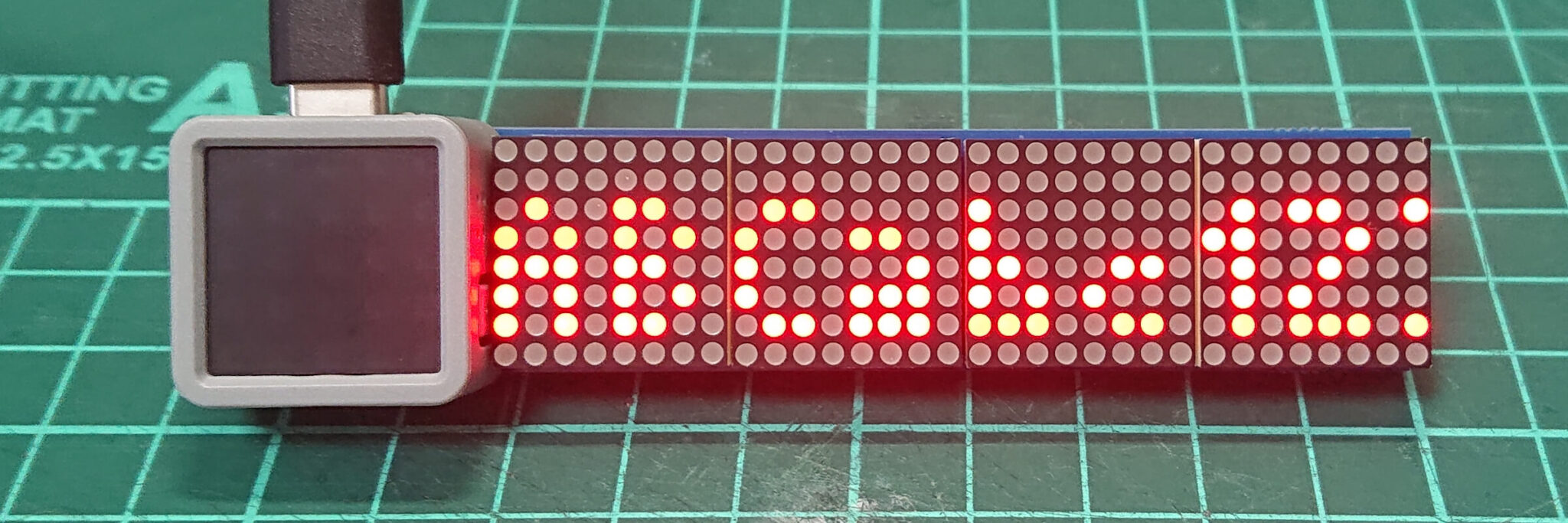 Adafruit LEDBackpack で GFX のフォント比較 | HeavyMoon